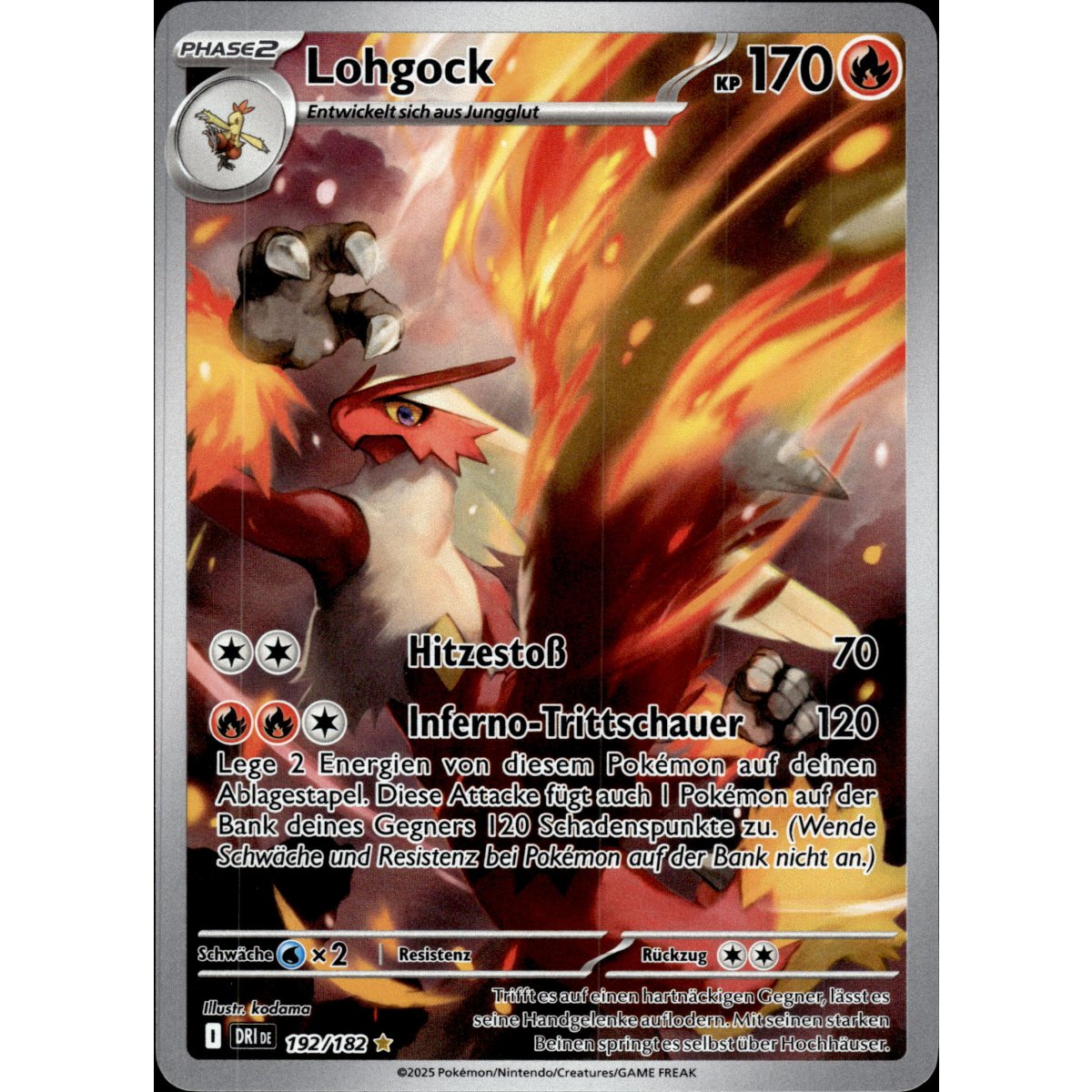 Lohgock 192/182 Illustration Rare Ewige Rivalen Pokemon Karte kaufen