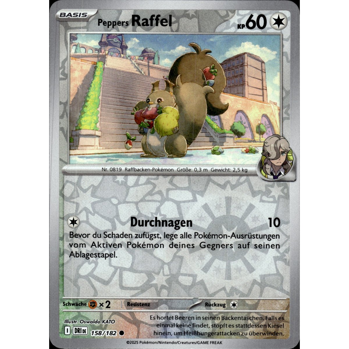 Peppers Raffel 158/182 REVERSE HOLO Ewige Rivalen Pokemon Karte kaufen