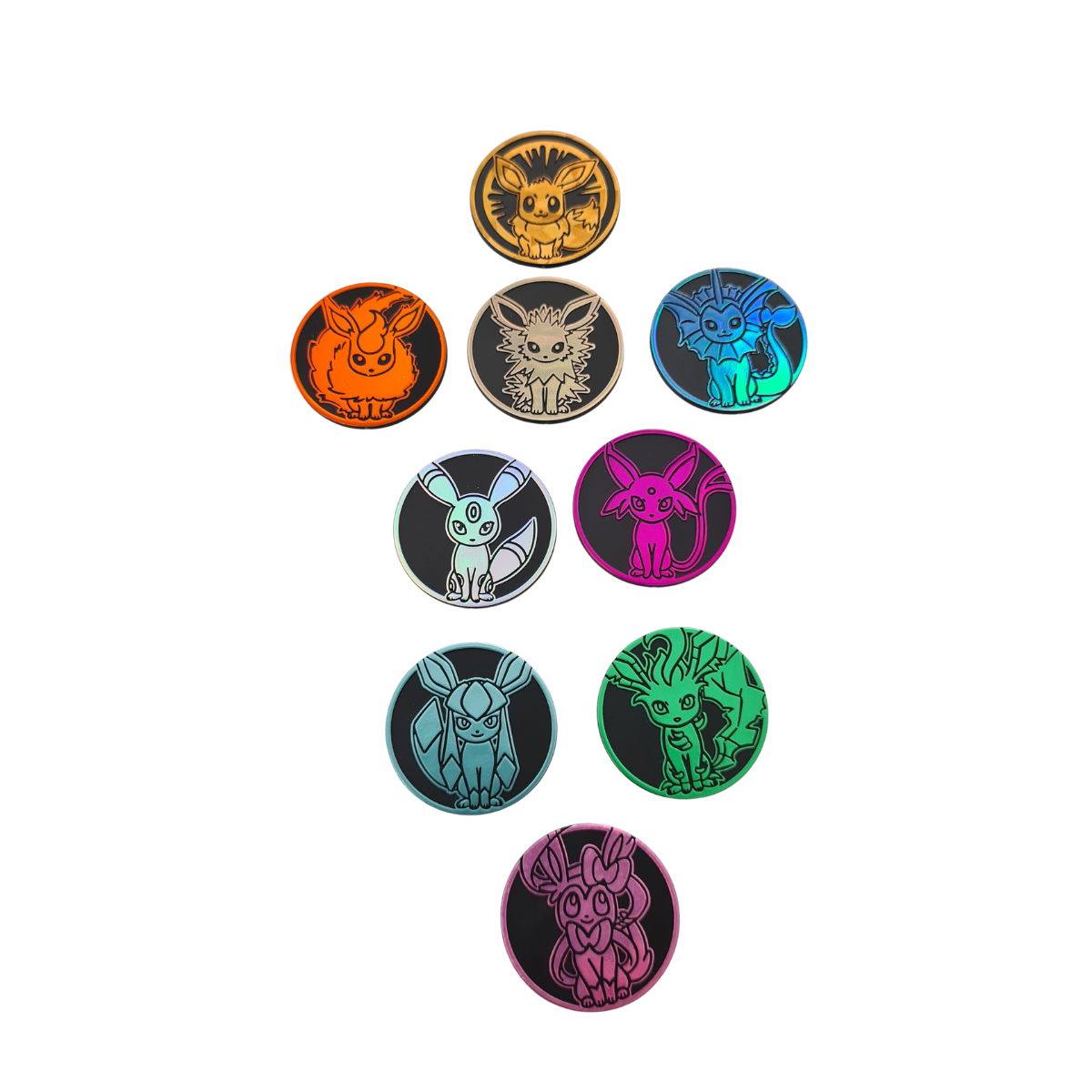 Münzen alle Evoli-Entwicklungen aus Japan Pokemon günstig kaufen