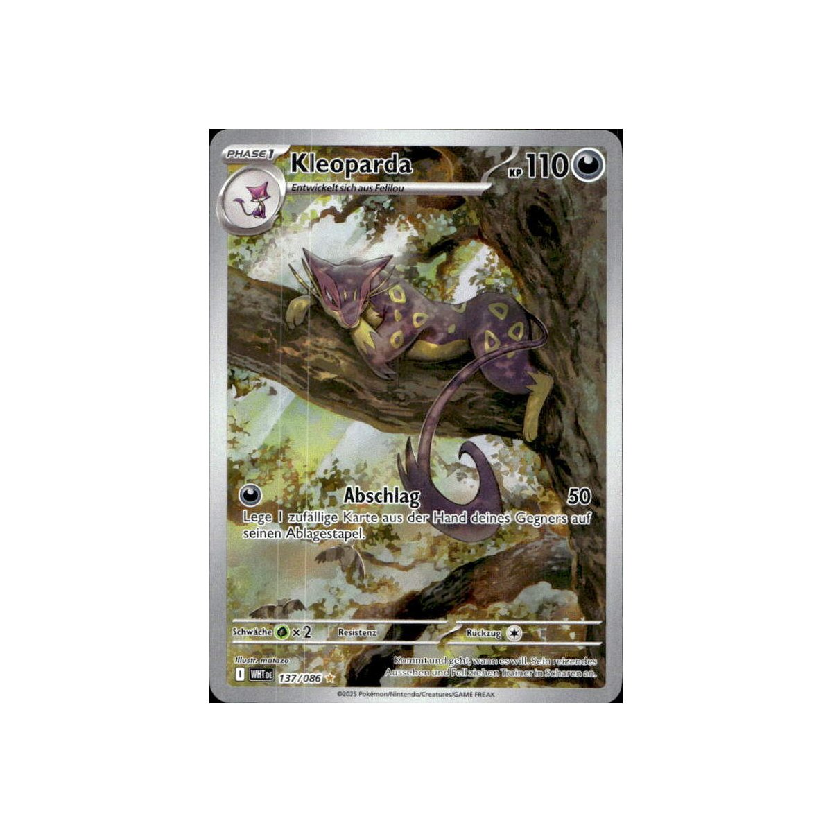 Kleoparda 137/086 Illustration Rare Weiße Flammen Pokemon Karte kaufen