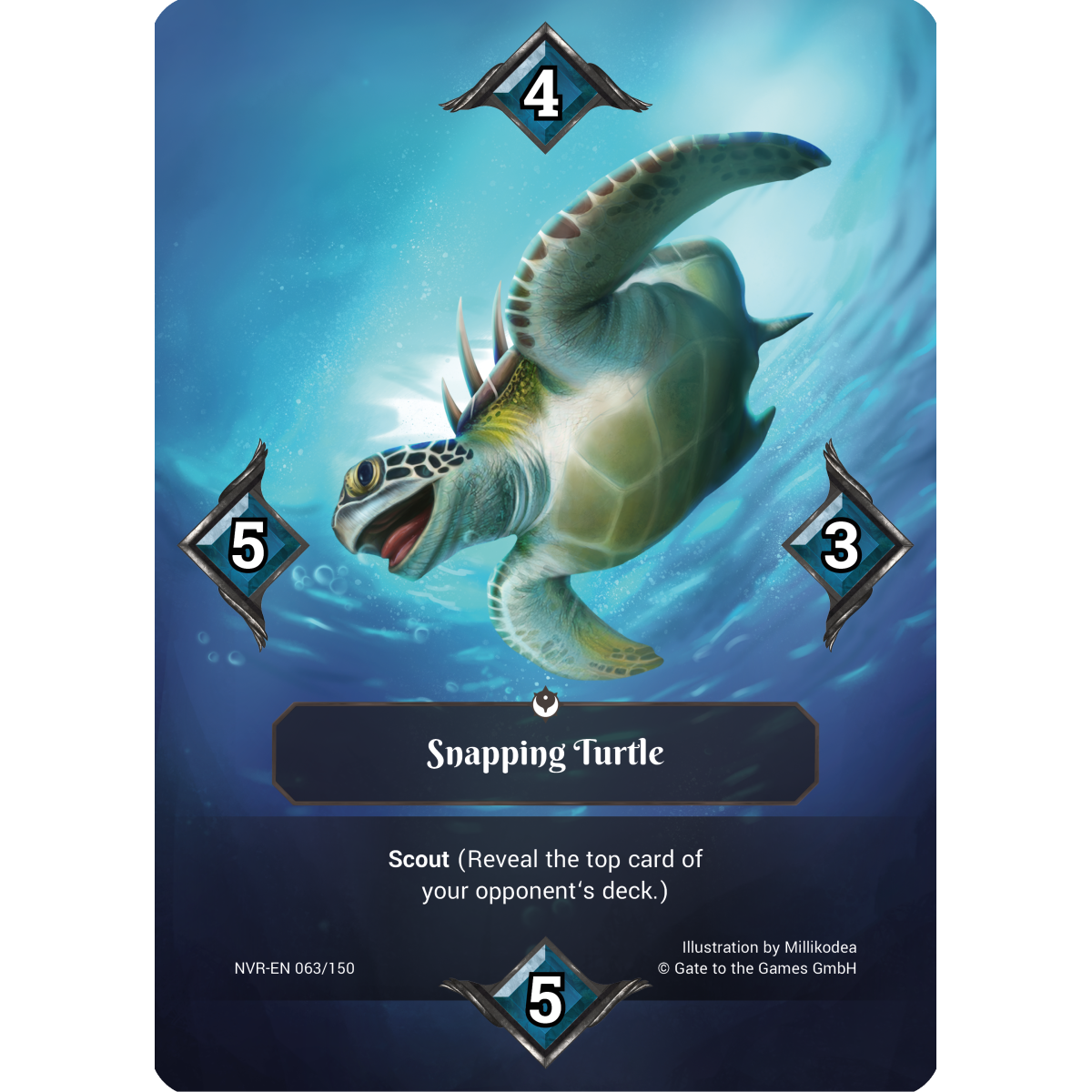Snapping Turtle NVR-EN063 Parallel Foil (english) NVR-EN063-PARL Alpha ...