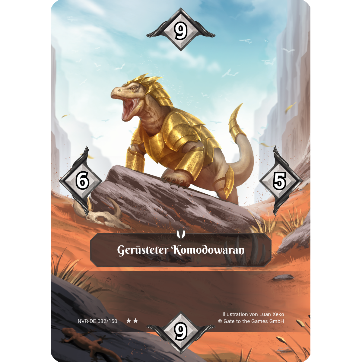Gepanzerter Komodowaran NVR-DE082 Parallel Foil (deutsch) NVR-DE082 ...