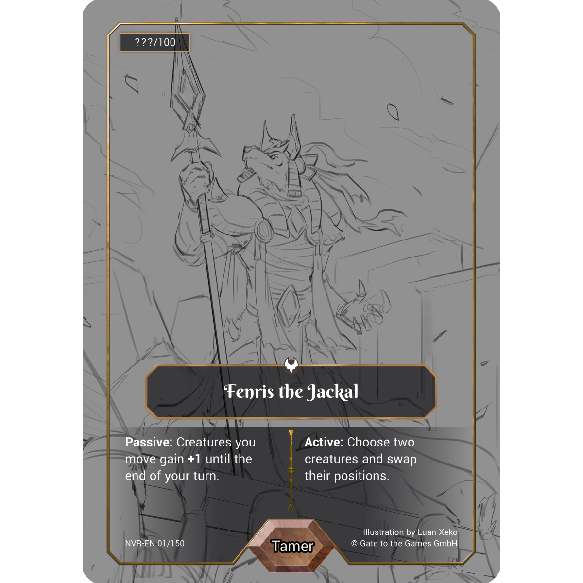 Fenris, the Jackal NVR-EN001 Box Topper Serialized #018/100 (englisch ...