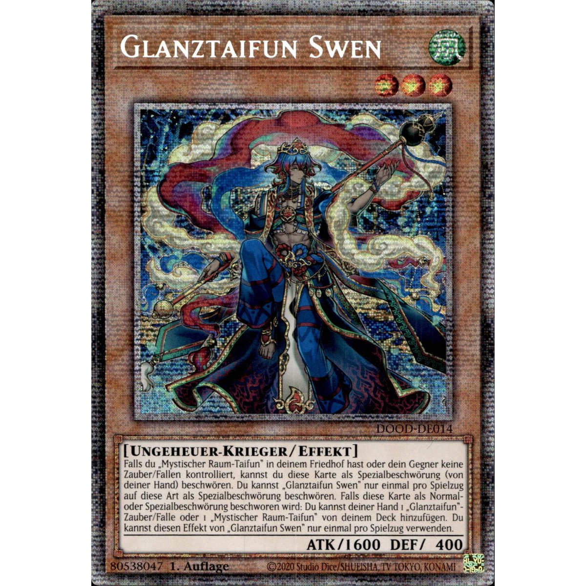 Glanztaifun Swen DOOD-DE014 (Starlight Rare) DOOD-DE014-STAR Doom of ...
