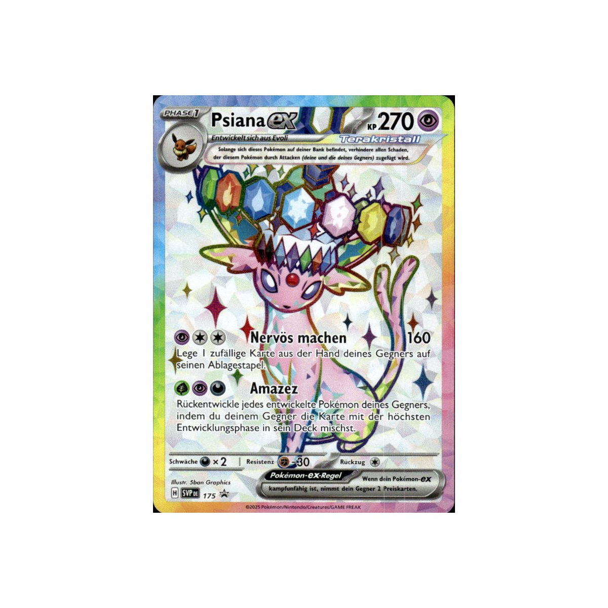 Psiana-ex SVP175 Promo SV Black Star Promos Pokemon Karte kaufen