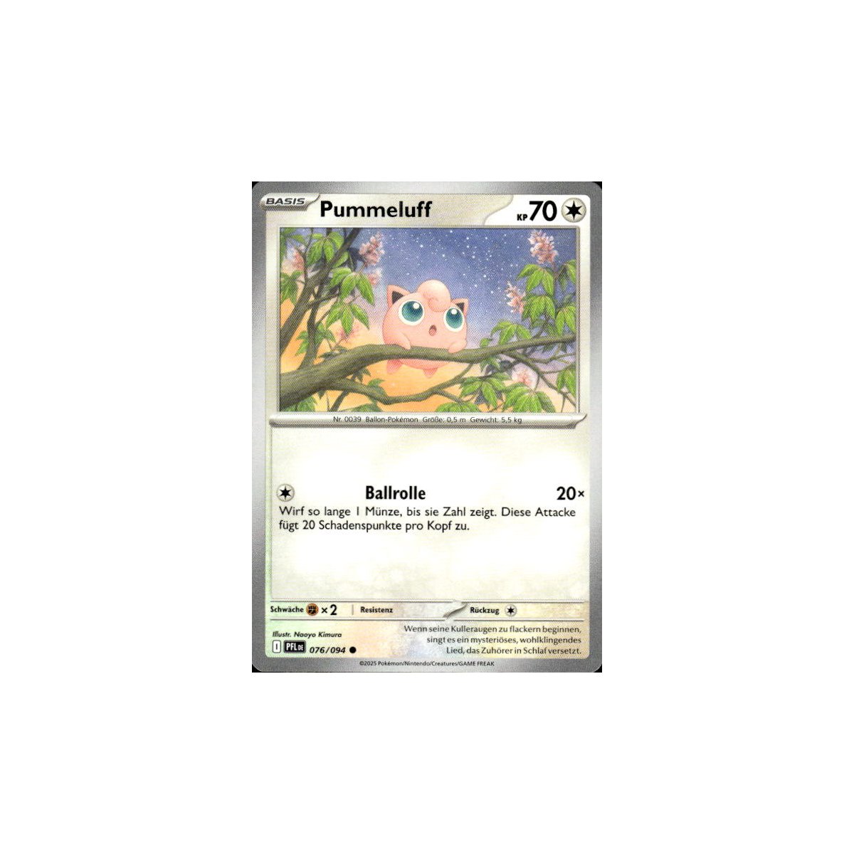 Pummeluff 076/094 Fatale Flammen Pokemon Karte günstig kaufen
