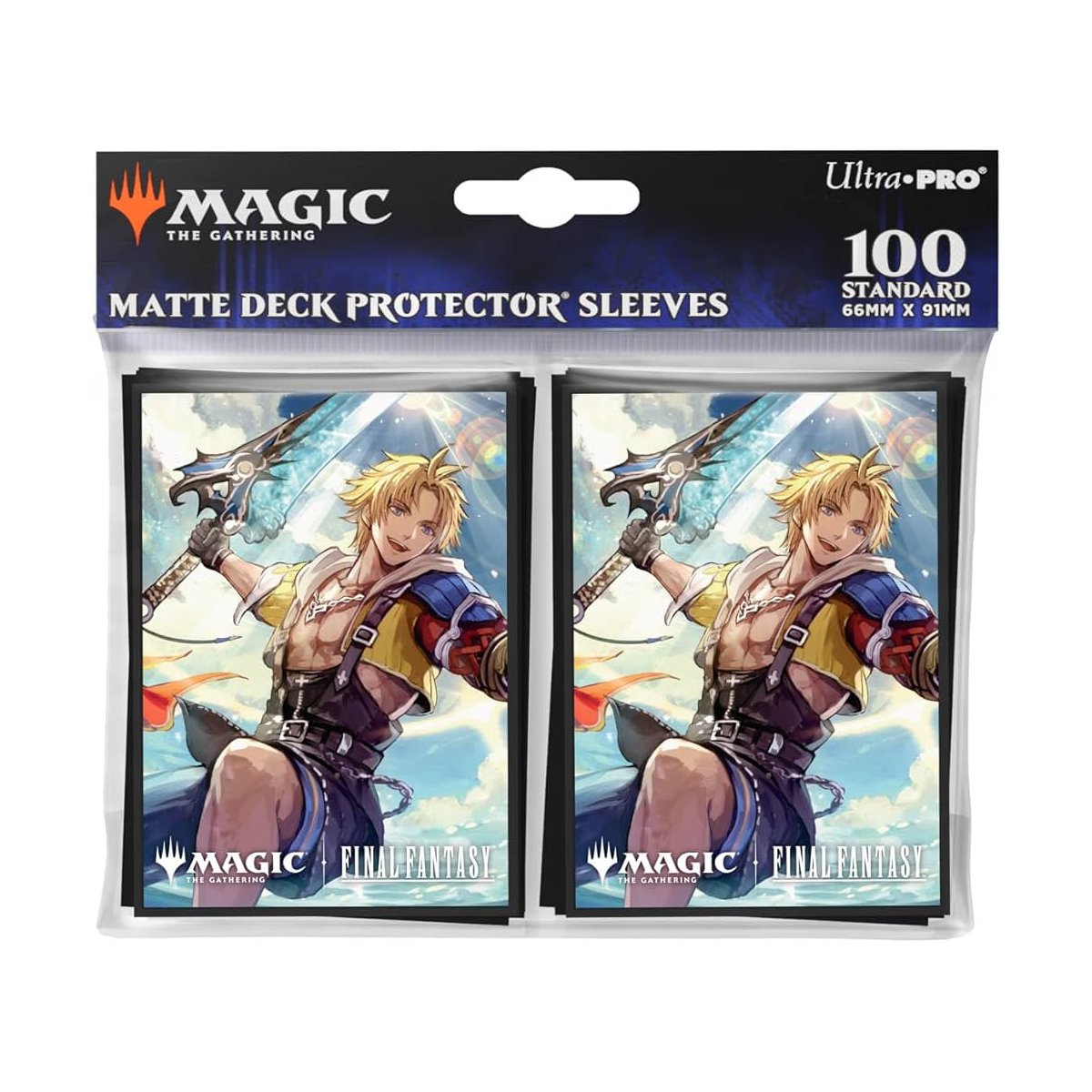 Ultra Pro - Final Fantasy Matte Deck Protector Sleeves - Tidus (100 ...