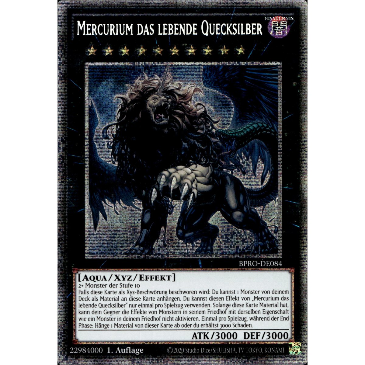 Mercurium das lebende Quecksilber BPRO-DE084 (Starlight Rare) BPRO ...