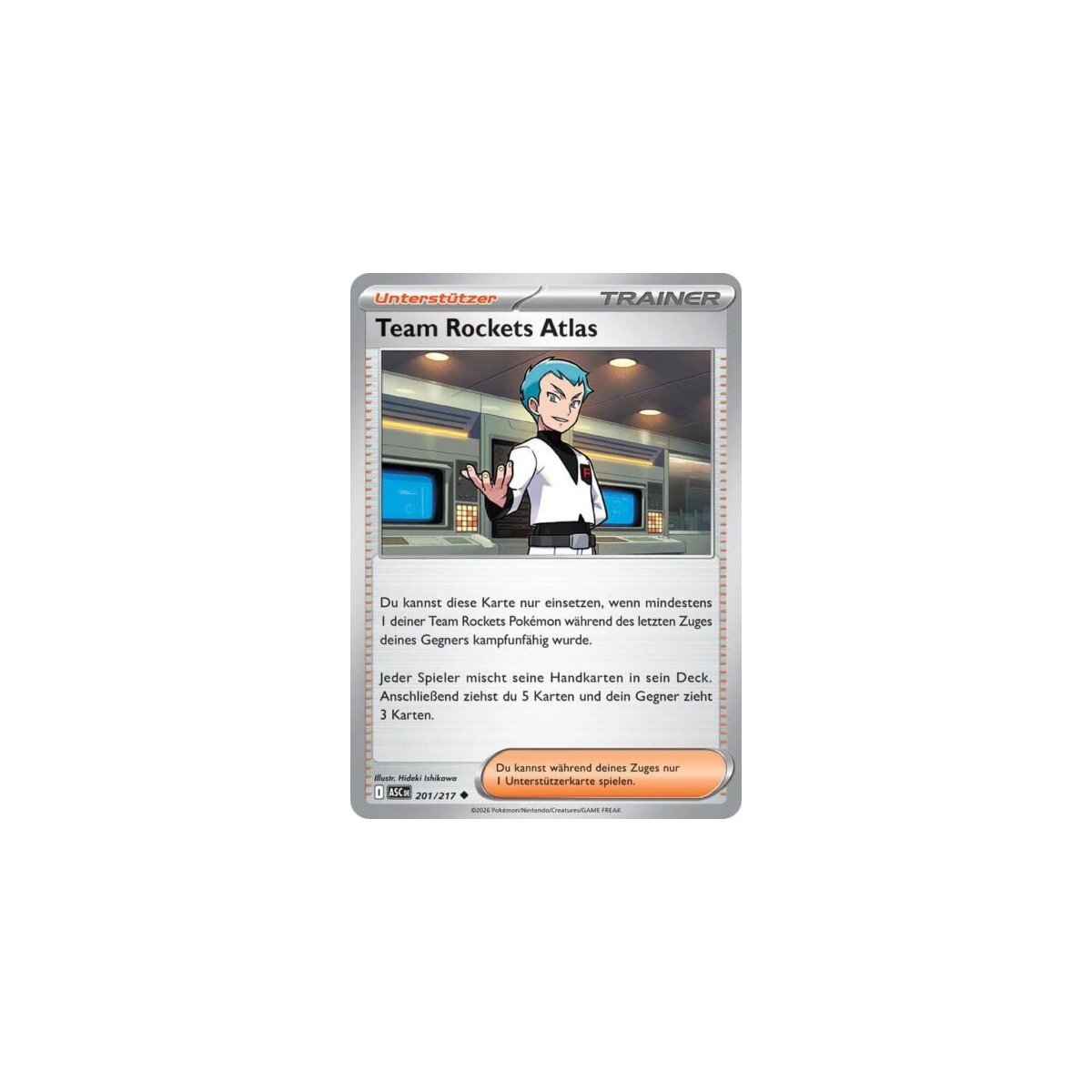 Team Rockets Atlas 201/217 Erhabene Helden Pokemon Karte kaufen