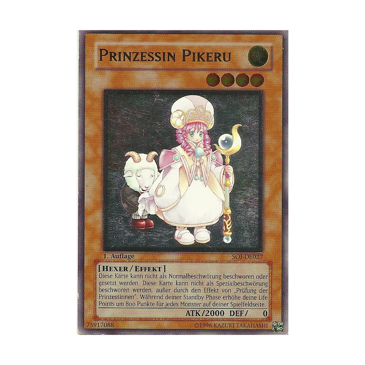 Prinzession Pikeru SOI-DE027 Yugioh - Gate to the Games