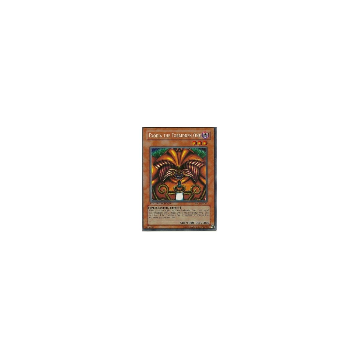 Exodia the Forbidden One MC1-EN001 Yugioh - Gate to the Games