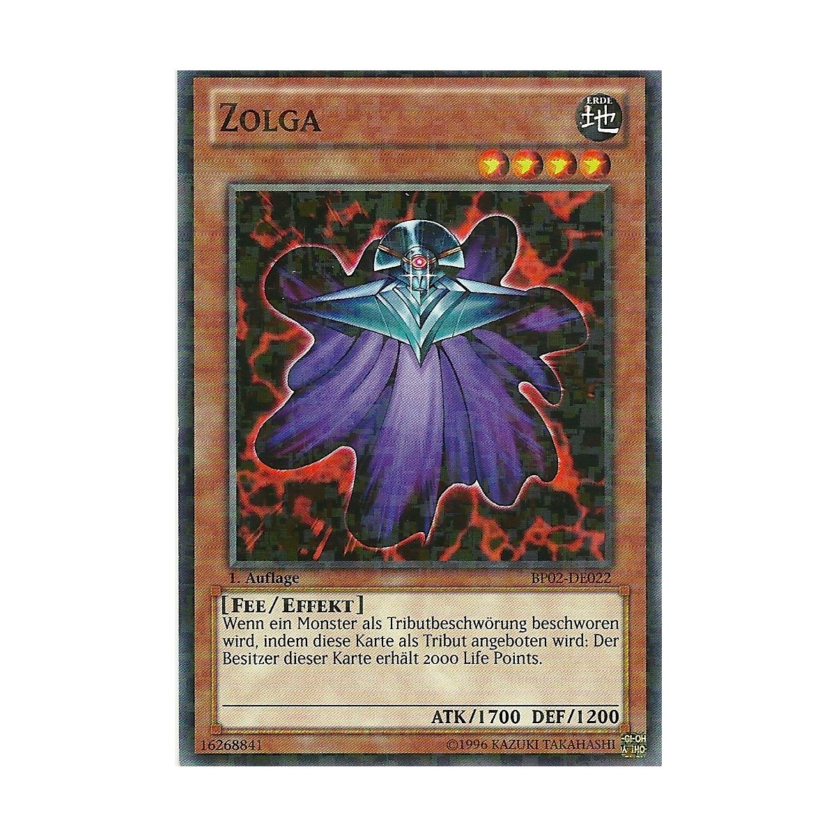 Zolga MOSAIC RARE BP02-DE022 Yugioh - Gate to the Games