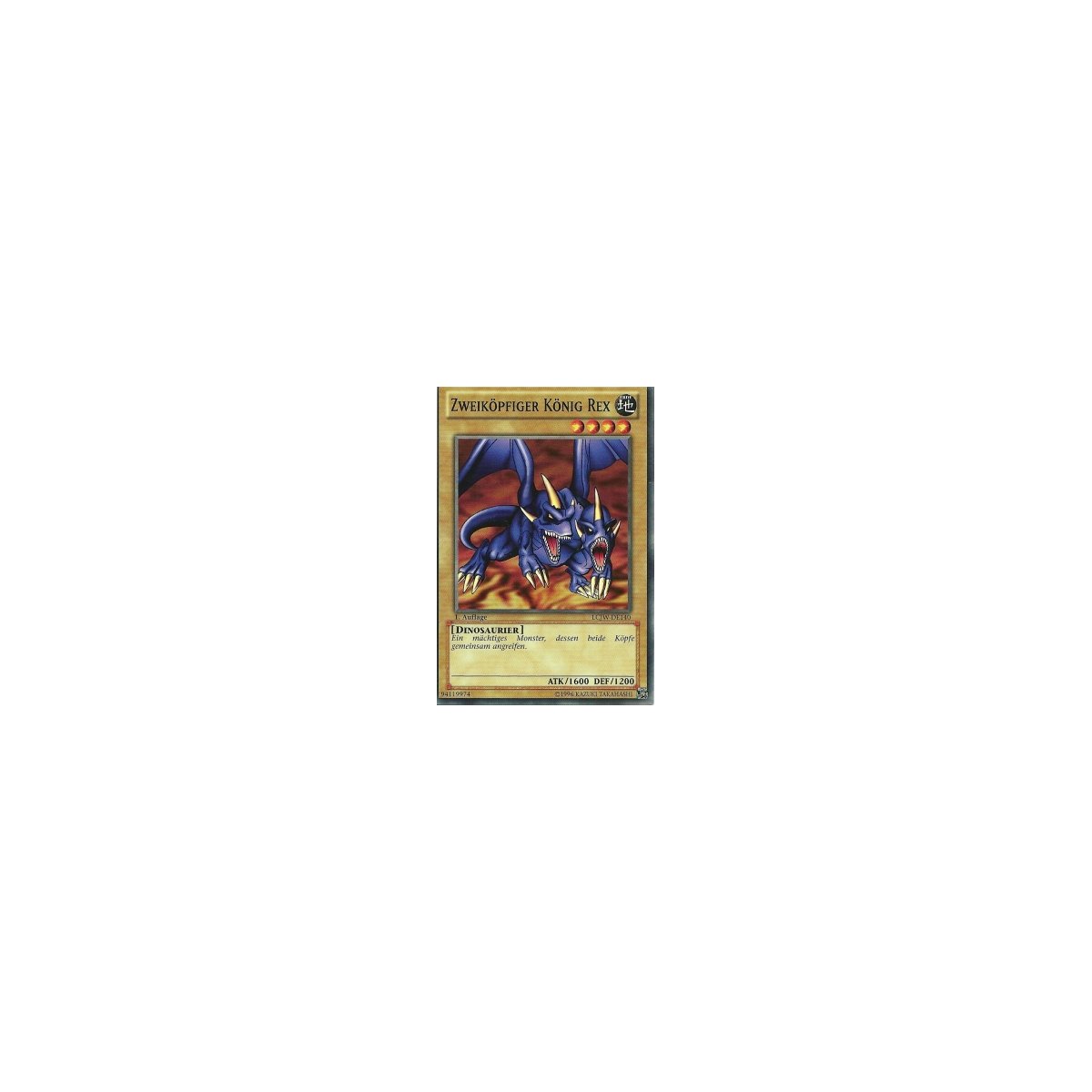 Zweiköpfiger König Rex LCJW-DE140 Yugioh - Gate to the Games