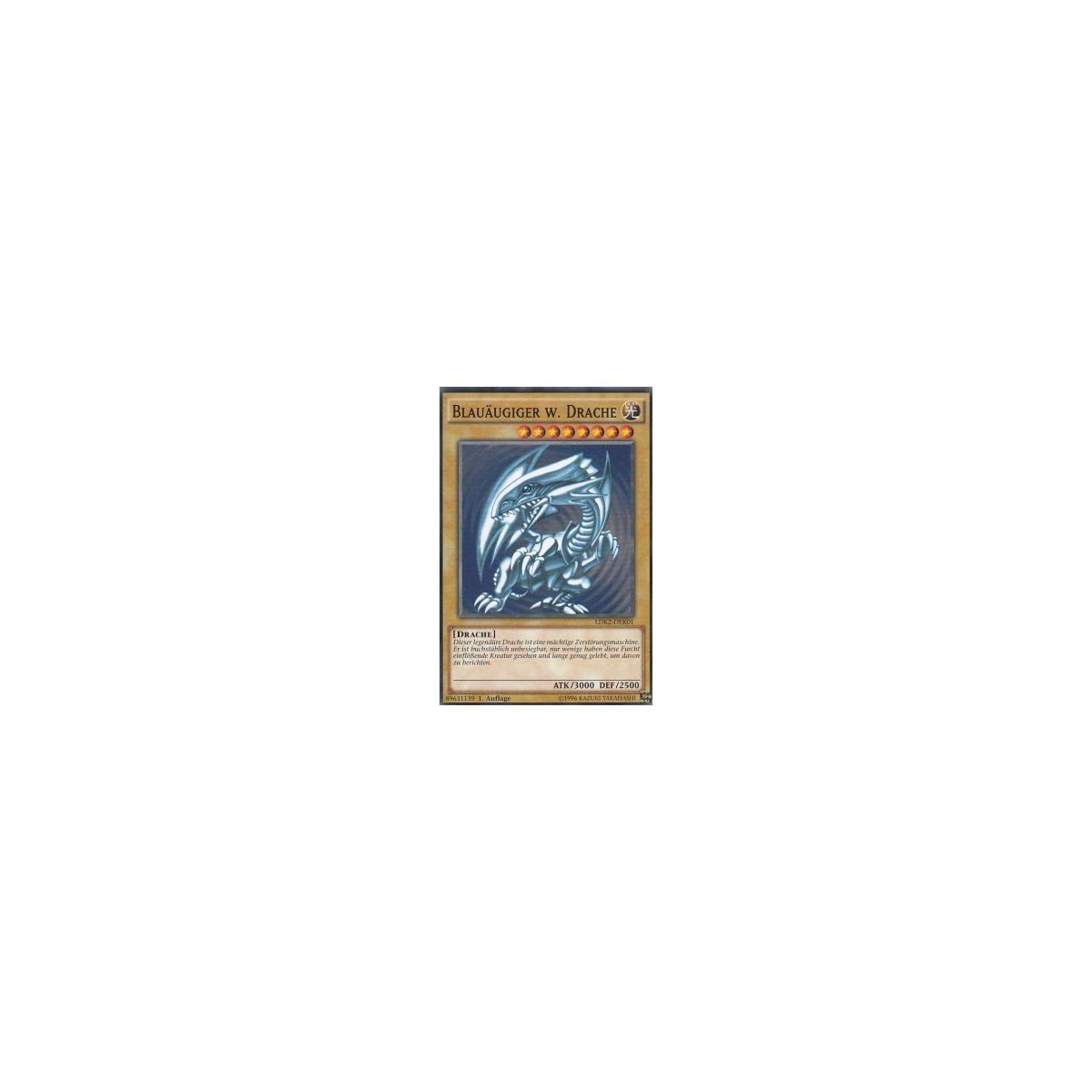 Blauäugiger w. Drache Motiv 1 LDK2-DEK01-1 Yugioh Karte