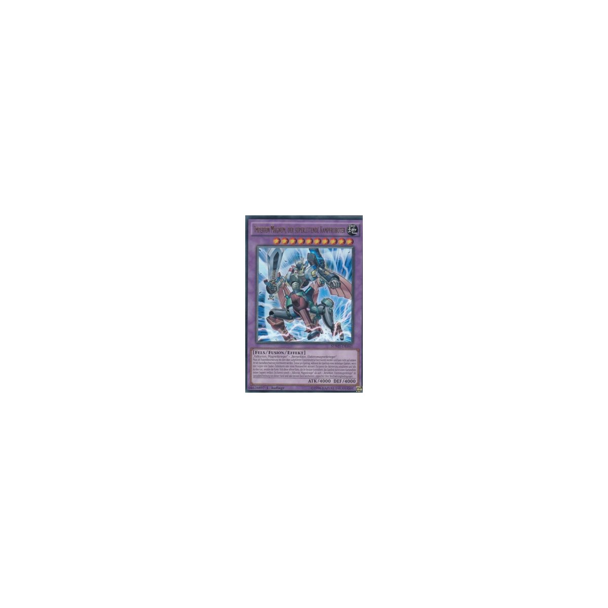 Imperion Magnum, der superleitende Kampfroboter SDMY-DE041 Yugioh Karte ...