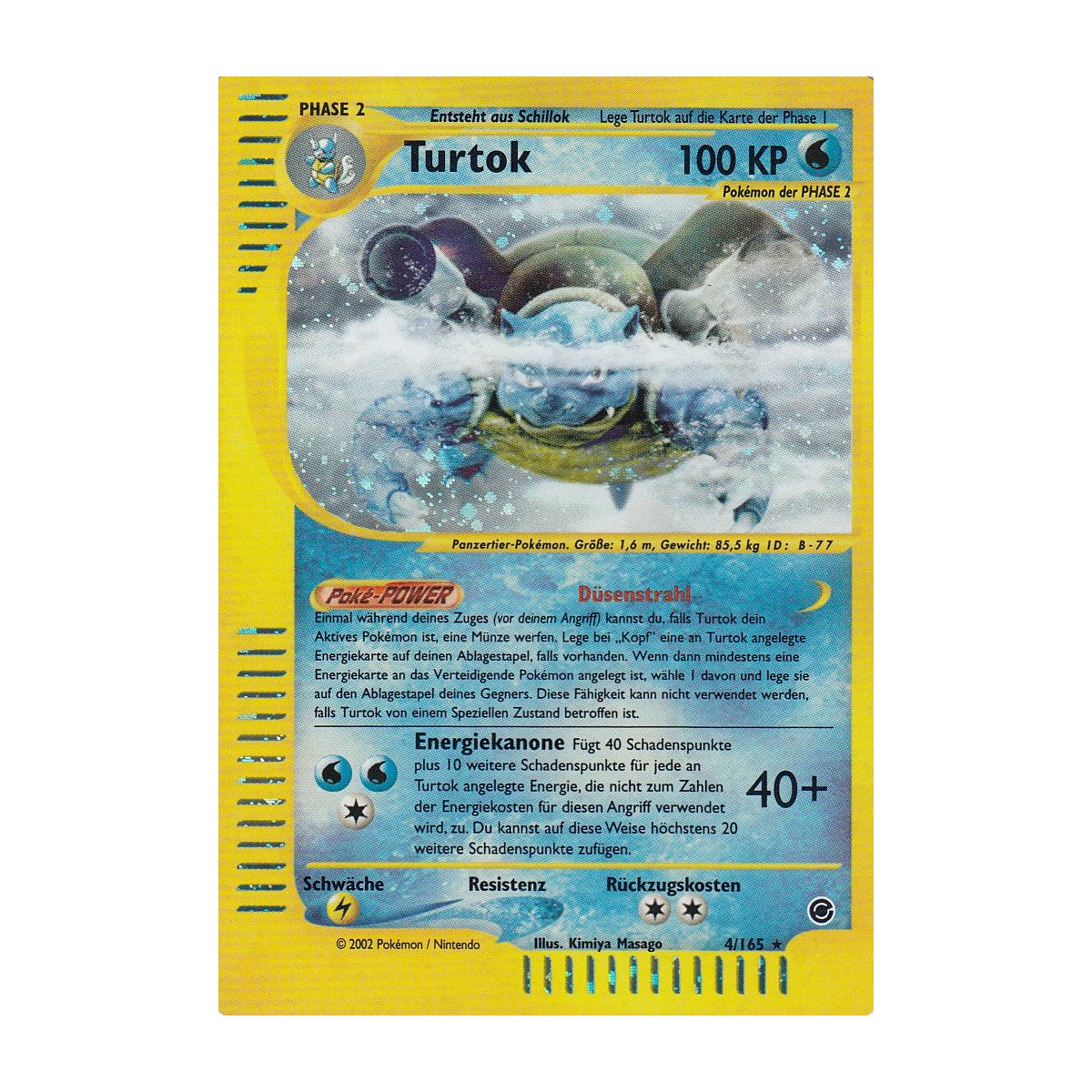 Pokemon Karte Turtok 4/165 HOLO Expedition kaufen bei GttG