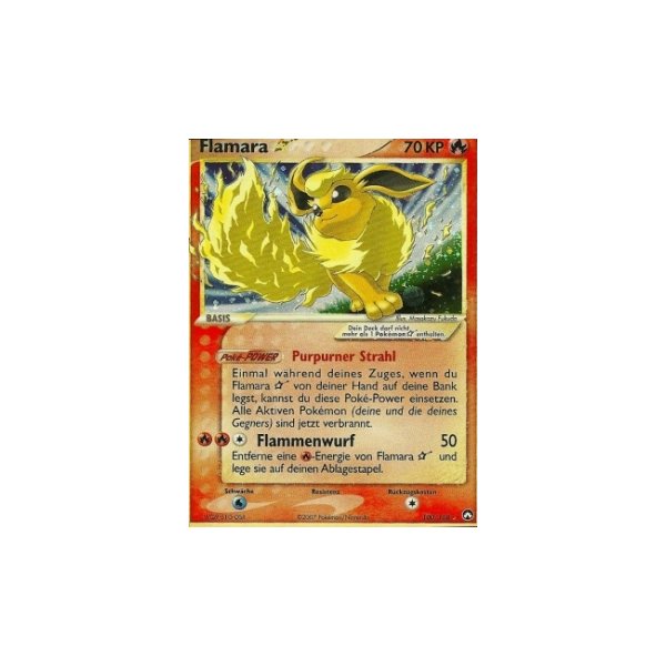Pokemon Karte Flamara GOLDSTAR SHINY HOLO Ex Power Keepers kaufen bei GttG
