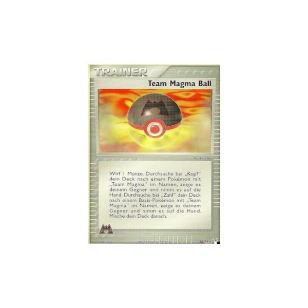 Pokemon Karte Team Magma Ball Ex Team Magma vs. Team Aqua kaufen bei GttG