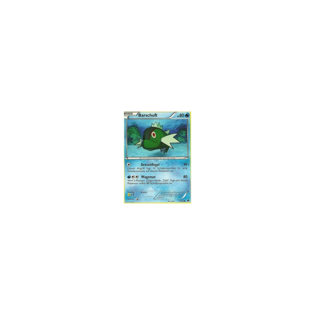 Pokemon Karte Barschuft 24/98 Aufstreben der Mächtigen kaufen bei GttG