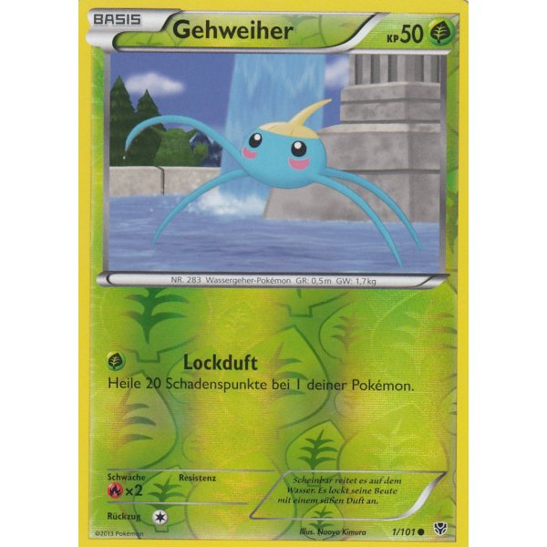 Pokemon Karte Gehweiher 1/101 HOLO Plasma Blaster kaufen