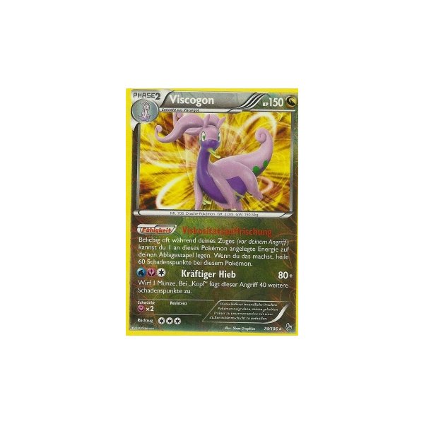 Pokemon Karte Viscogon 74/106 VOLLHOLO Flammenmeer kaufen