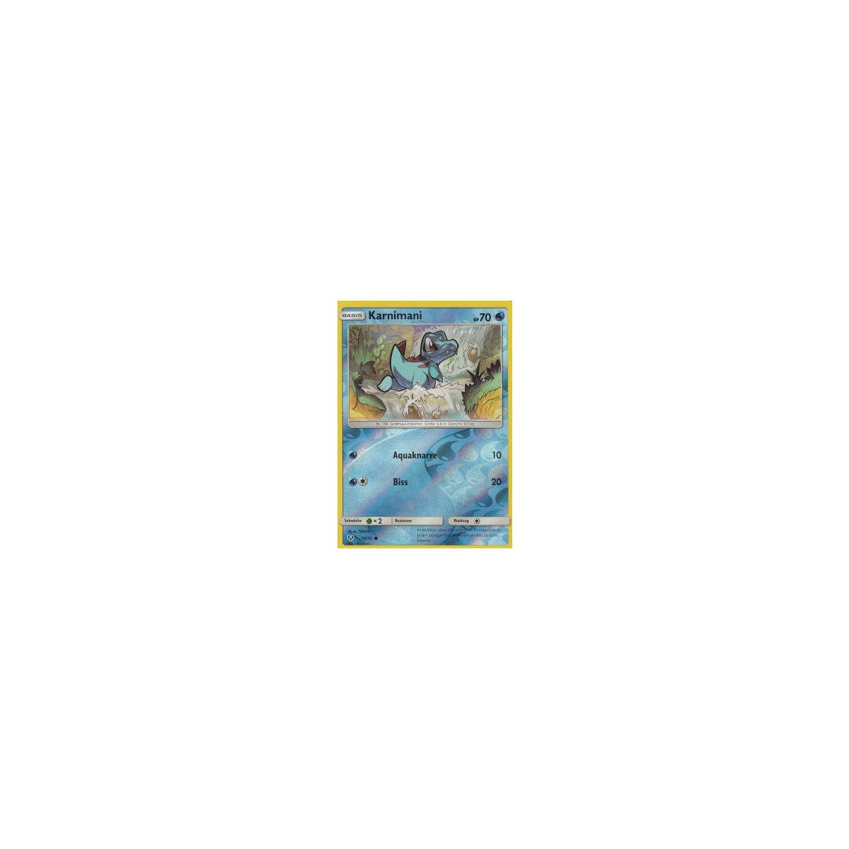 Karnimani 18/73 REVERSE HOLO Schimmernde Legenden Pokemon Karte kaufen ...