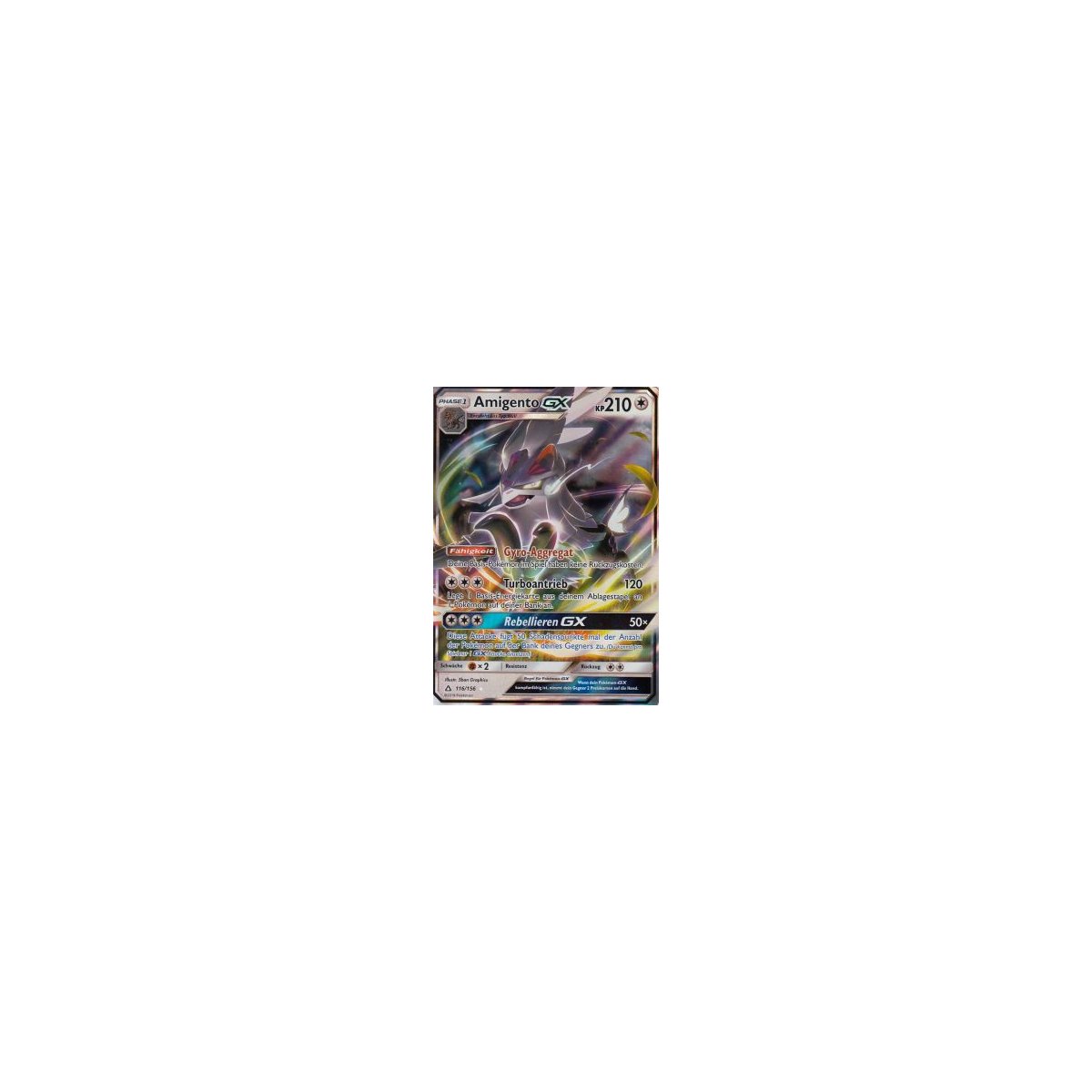 Amigento-GX 116/156 Ultra Prisma Pokemon Karte kaufen