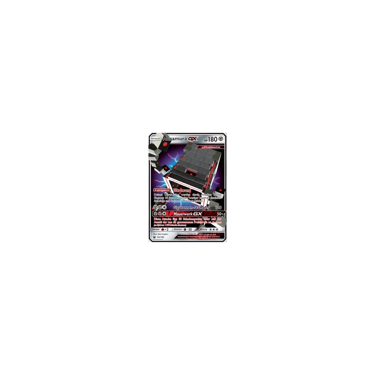 Muramura-GX rot 102/168 Sturm am Firmament Pokemon Karte kaufen