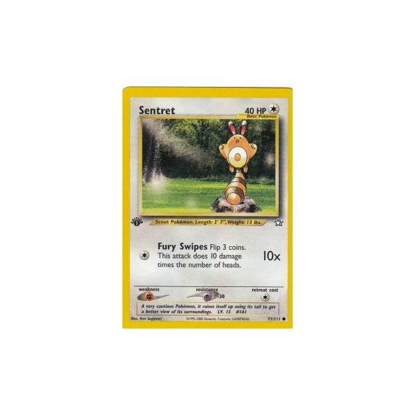 Sentret 71/111 1. Edition (english) Neo Genesis Pokemon Karte kaufen