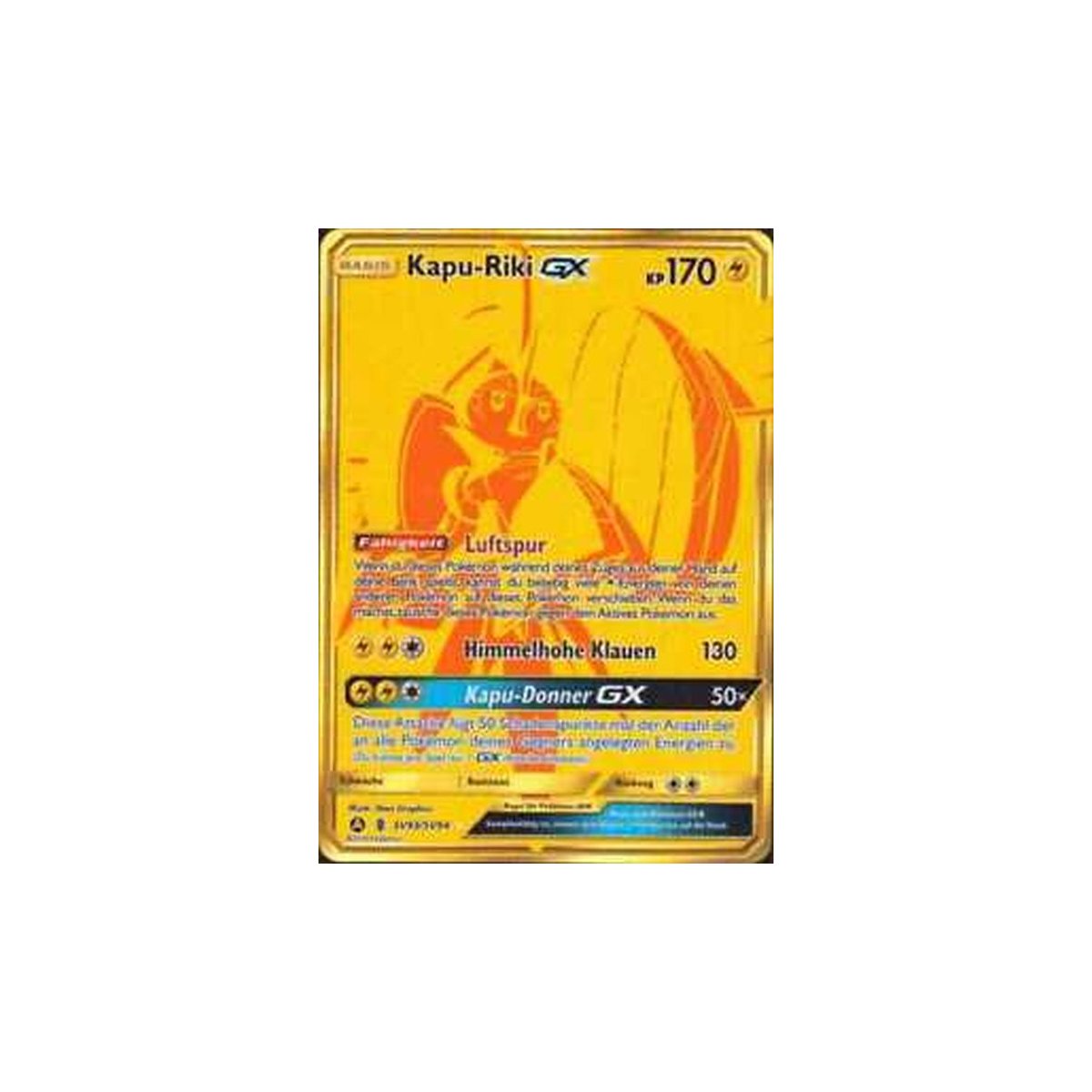 Kapu-Riki-GX SV93/SV94 GOLD Verborgenes Schicksal Pokemon Karte kaufen ...