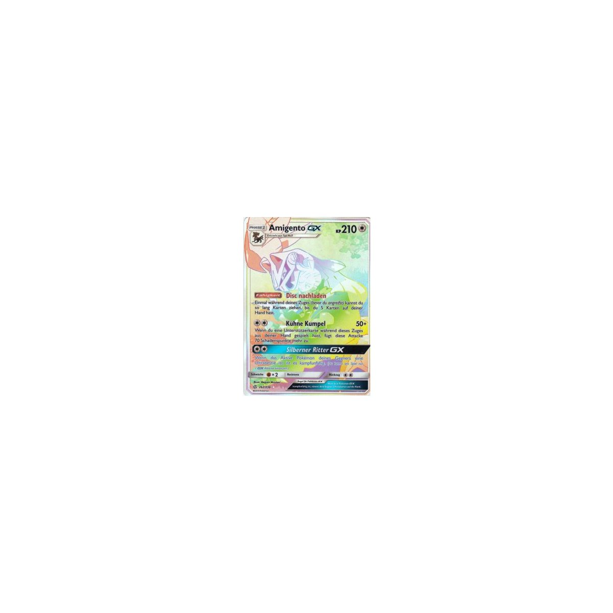 Amigento-GX 262/236 RAINBOW Welten im Wandel Pokemon Karte kaufen