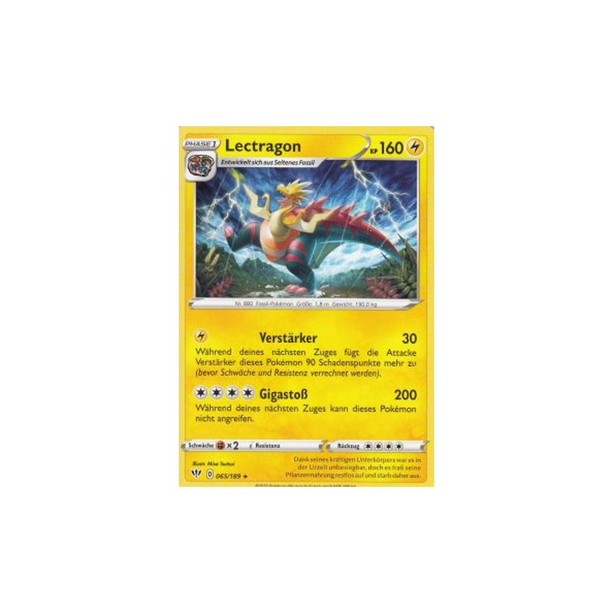 Lectragon 065/189 Flammende Finsternis Pokemon Karte kaufen