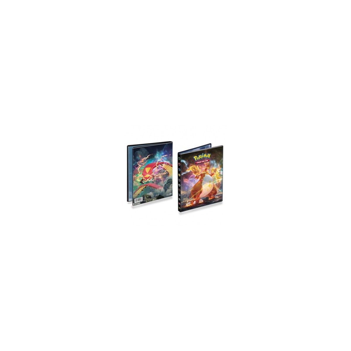 Pokemon Flammende Finsternis Sammelalbum Gigadynamax-Glurak (Ultra Pro ...