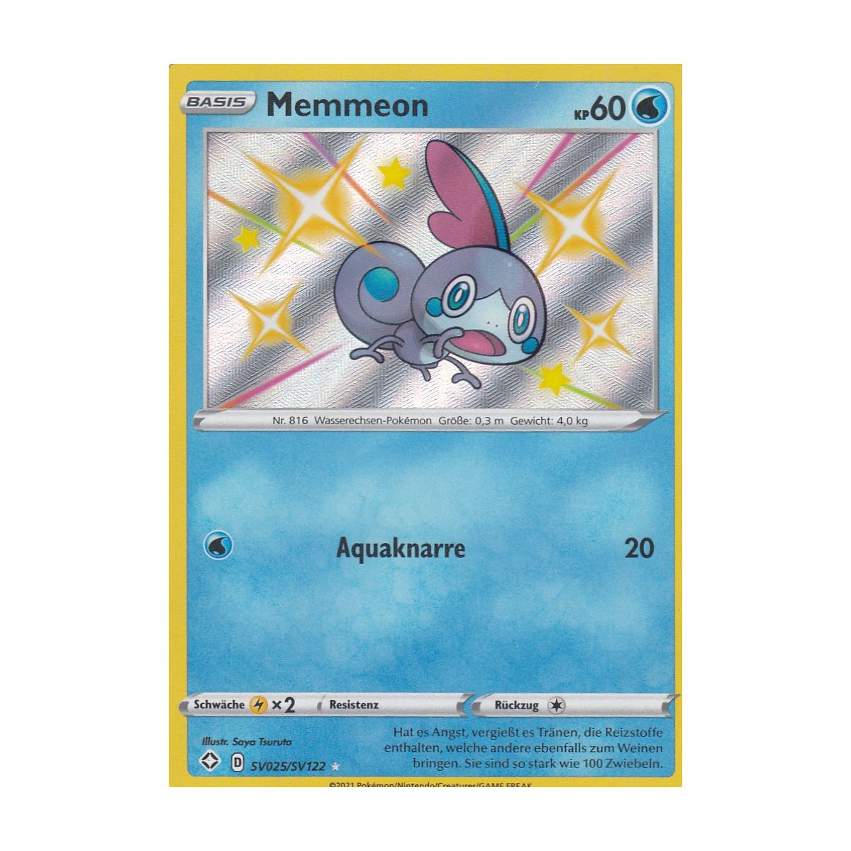 Memmeon SV025/SV122 SHINY Glänzendes Schicksal Pokemon Karte kaufen