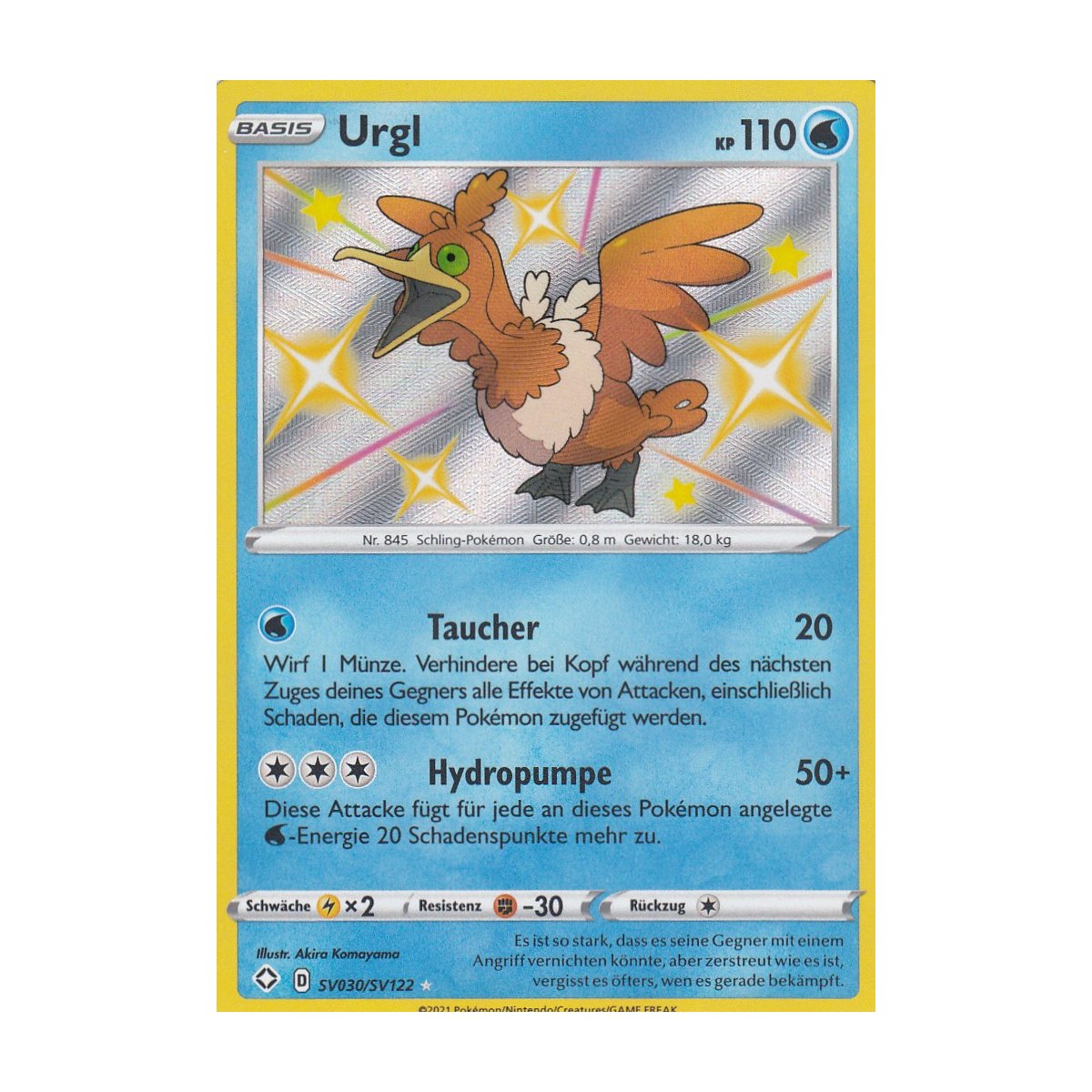 Urgl SV030/SV122 SHINY Glänzendes Schicksal Pokemon Karte kaufen