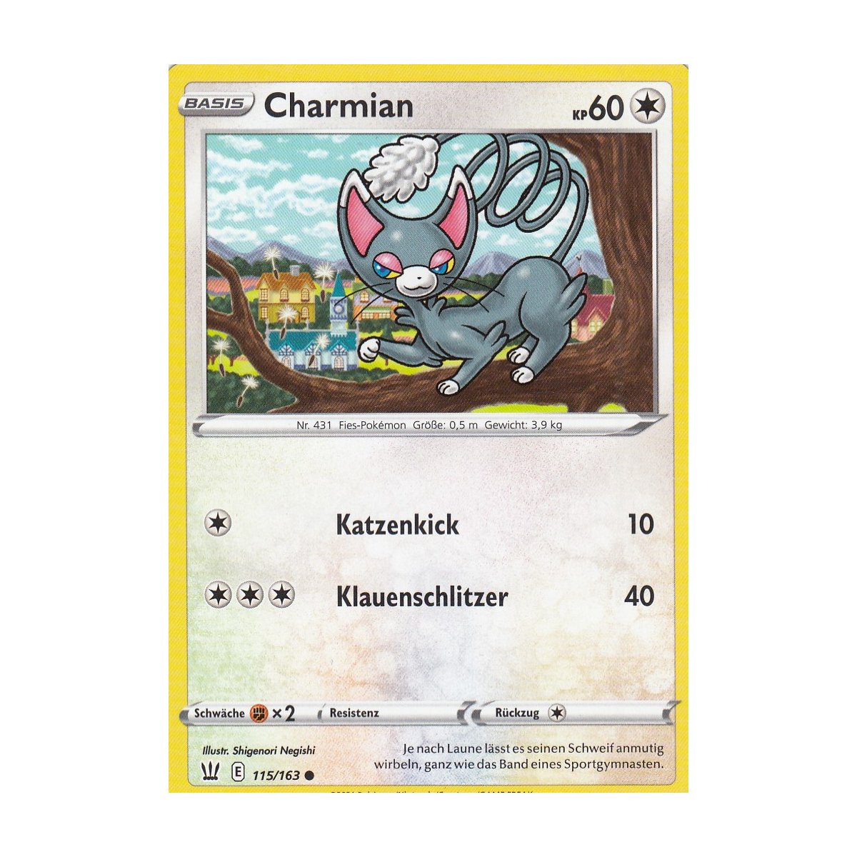 Charmian 115/163 Kampfstile Pokemon Karte günstig kaufen
